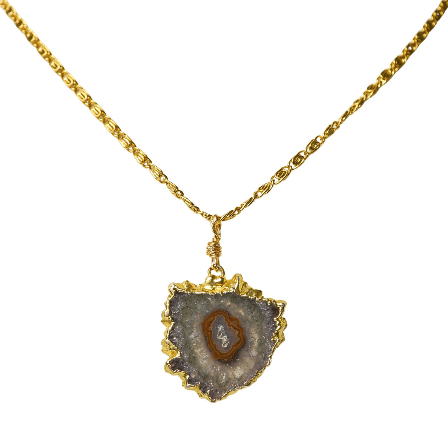 One-of-a-Kind Agate Stalactite Necklace | Grounding, Growth ...