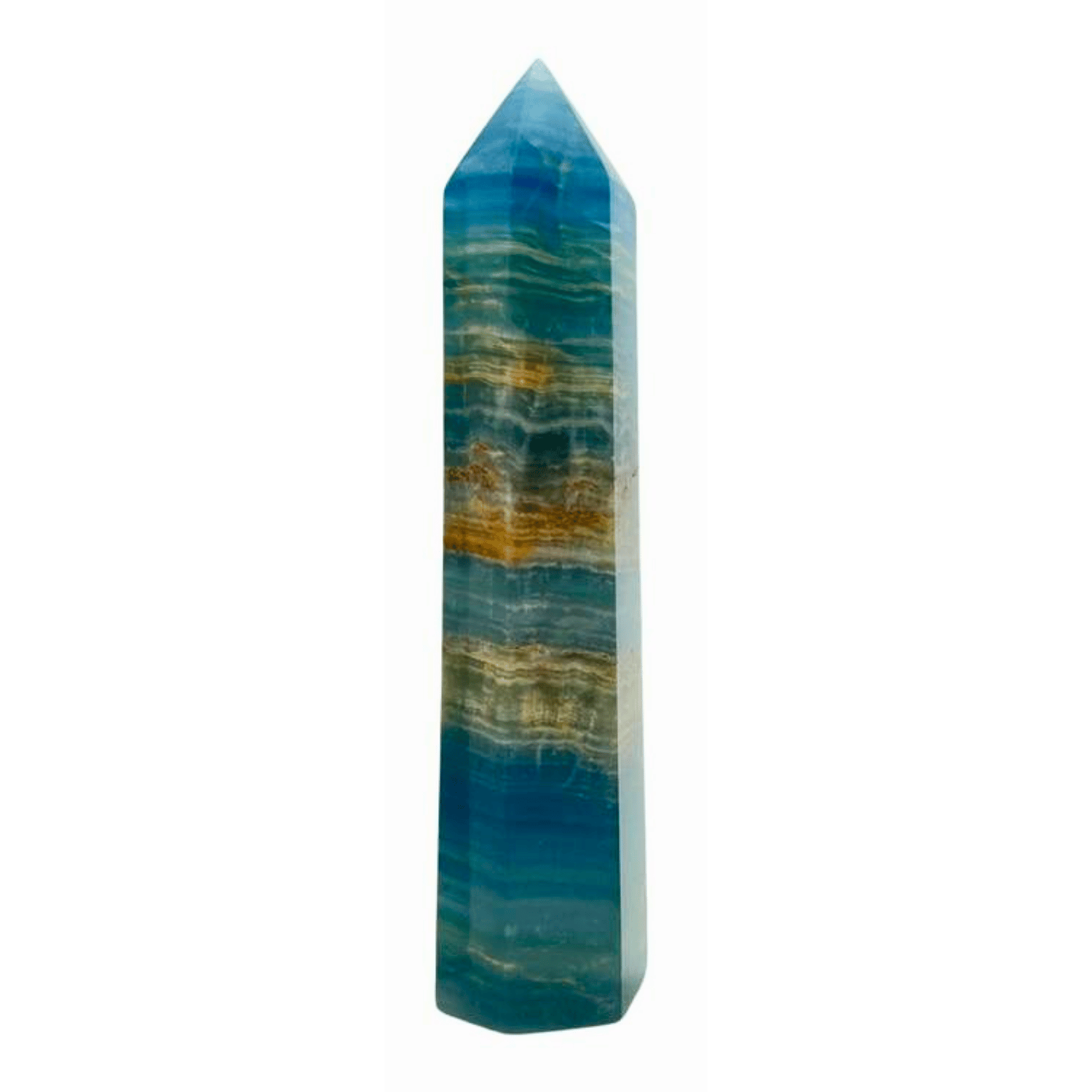 Blue Onyx Point – Emotional Grounding + Nervous System Support – Energy ...