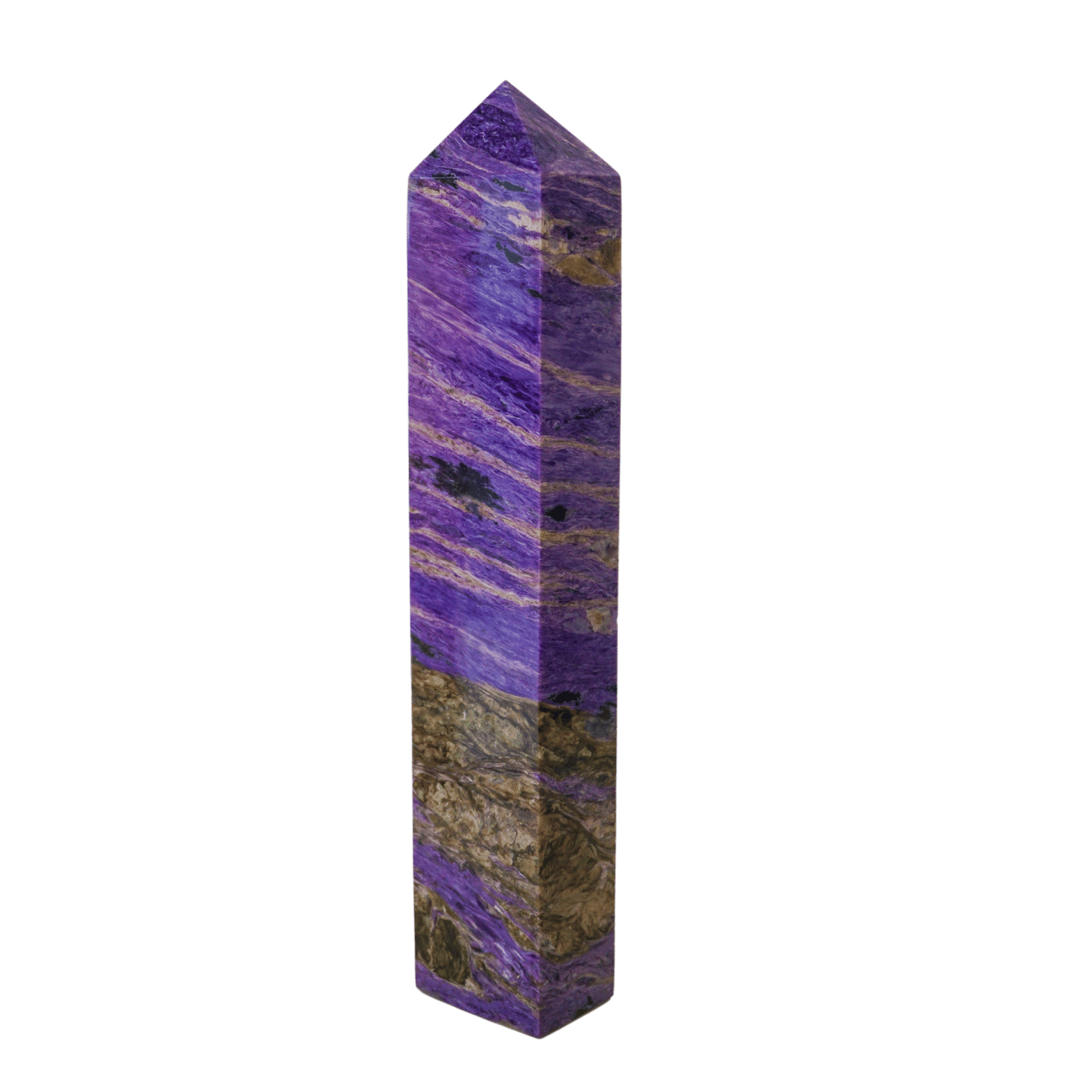 Charoite Tower | One-of-a-kind Crystal – Energy Muse