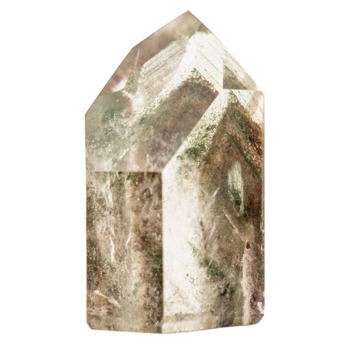 Chlorite Quartz Point | Shop Chlorite Quartz Phantom Points – Energy Muse