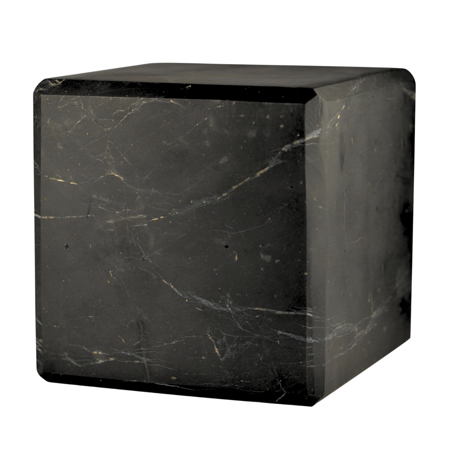 Giant Shungite Cube for EMF Protection & Grounding | Energy Muse
