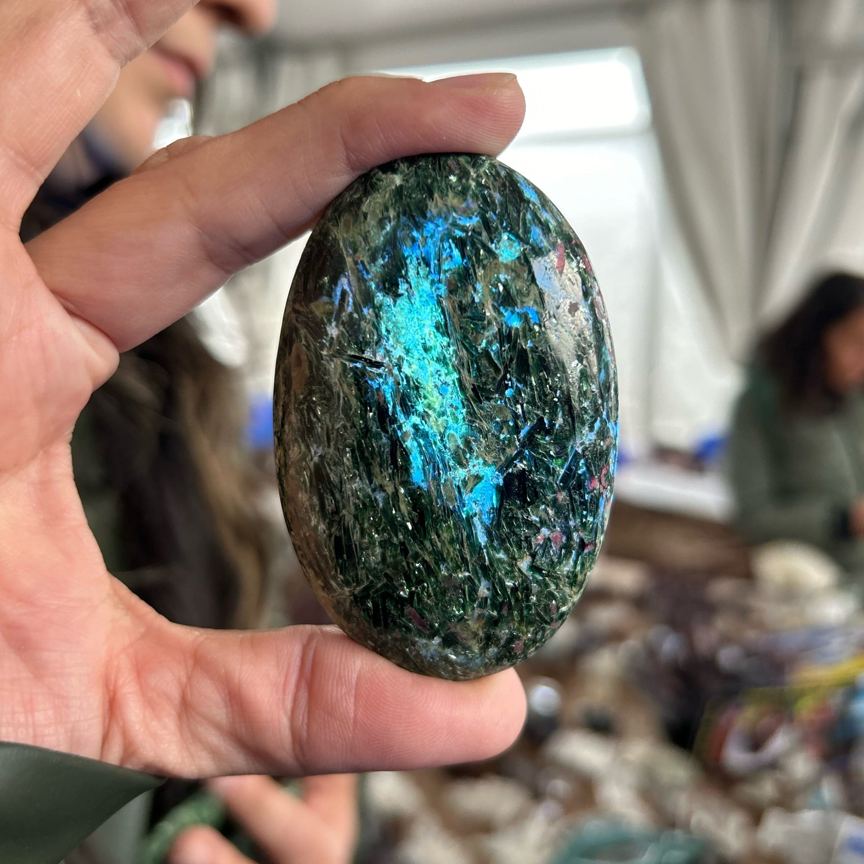 UV Reactive Green Mica & Ruby Touchstone, Shop UV Reactive Crystals at ...