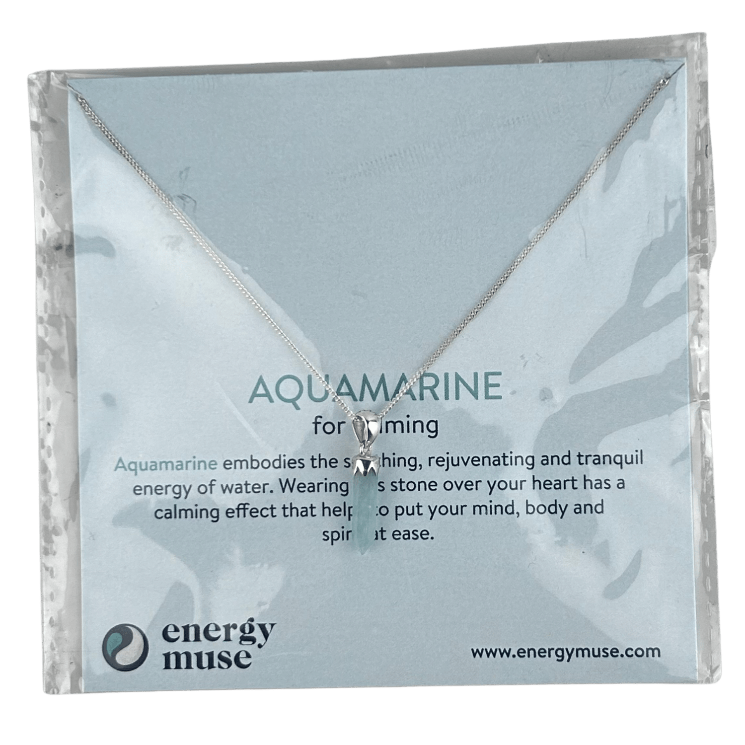 Aquamarine Necklace #420 – Energy Muse