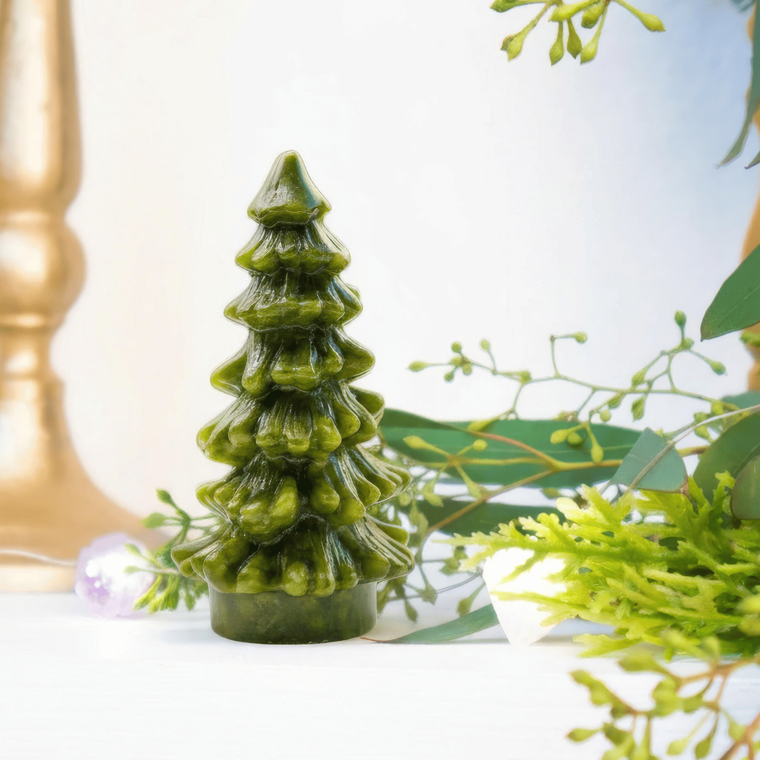 Jade Christmas Tree – High Frequency Holiday Crystal for Prosperity ...