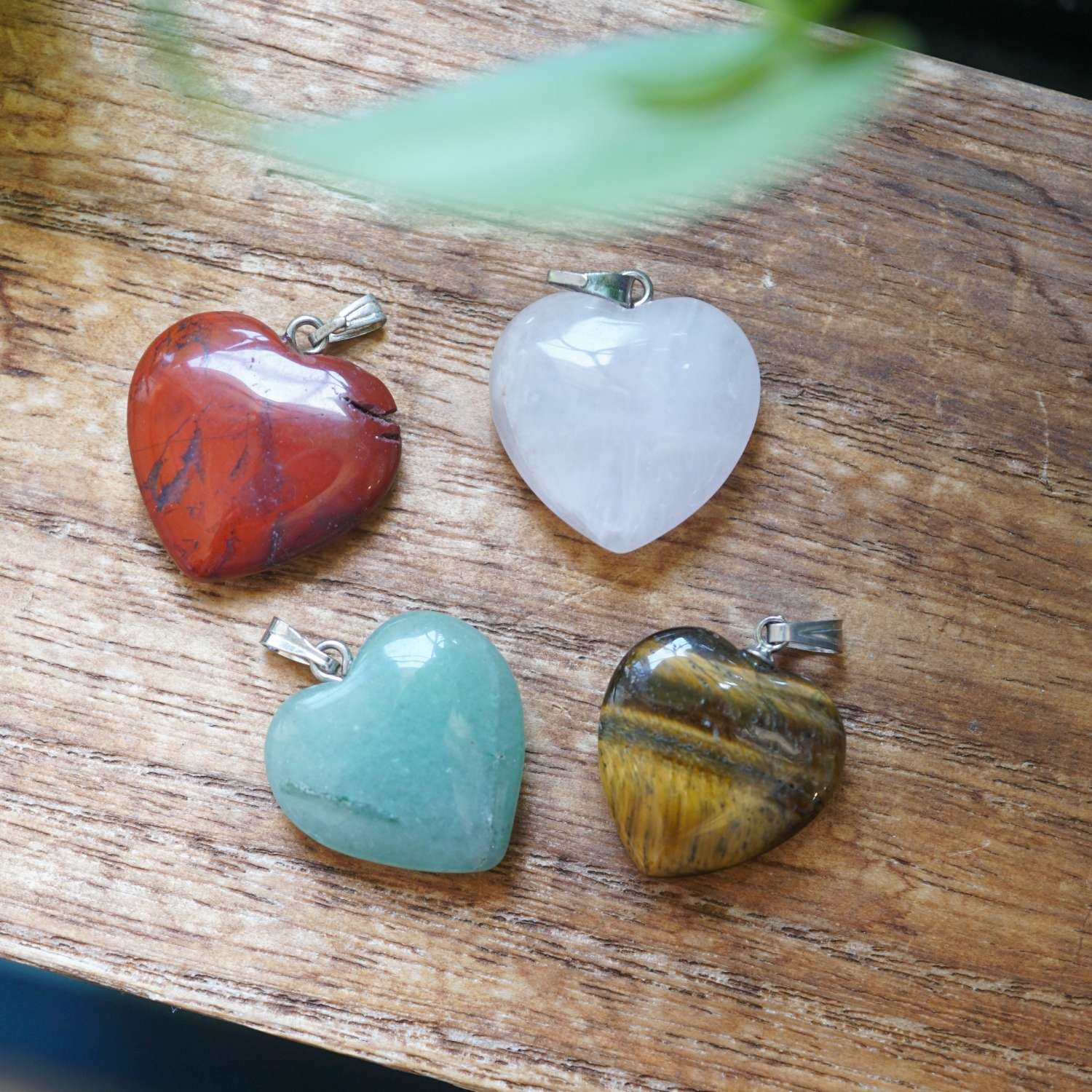 4 Crystal Heart Pendants (Free Gift) – Energy Muse