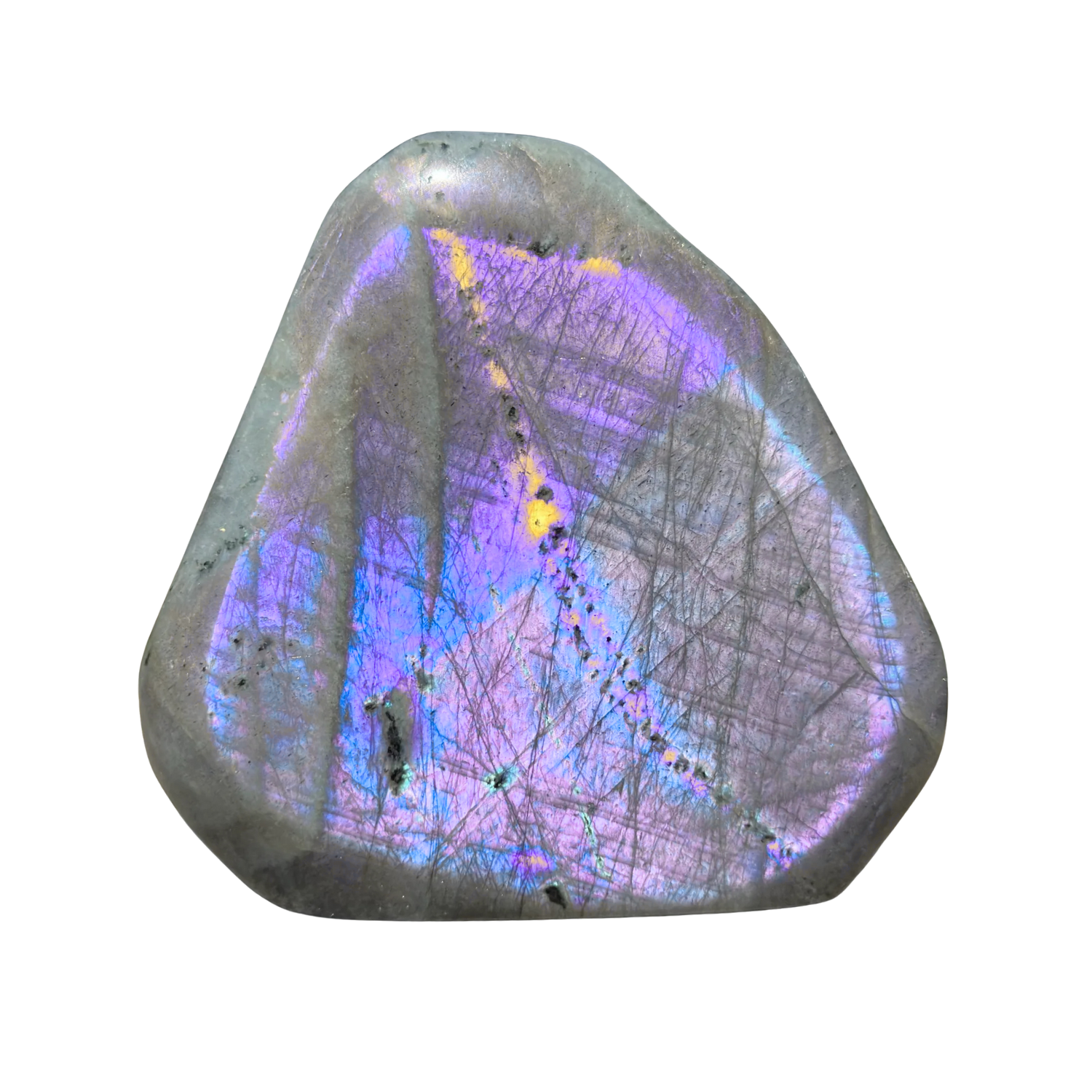 Purple Labradorite Crystal | Clarity, Protection & Awareness | Energy Muse