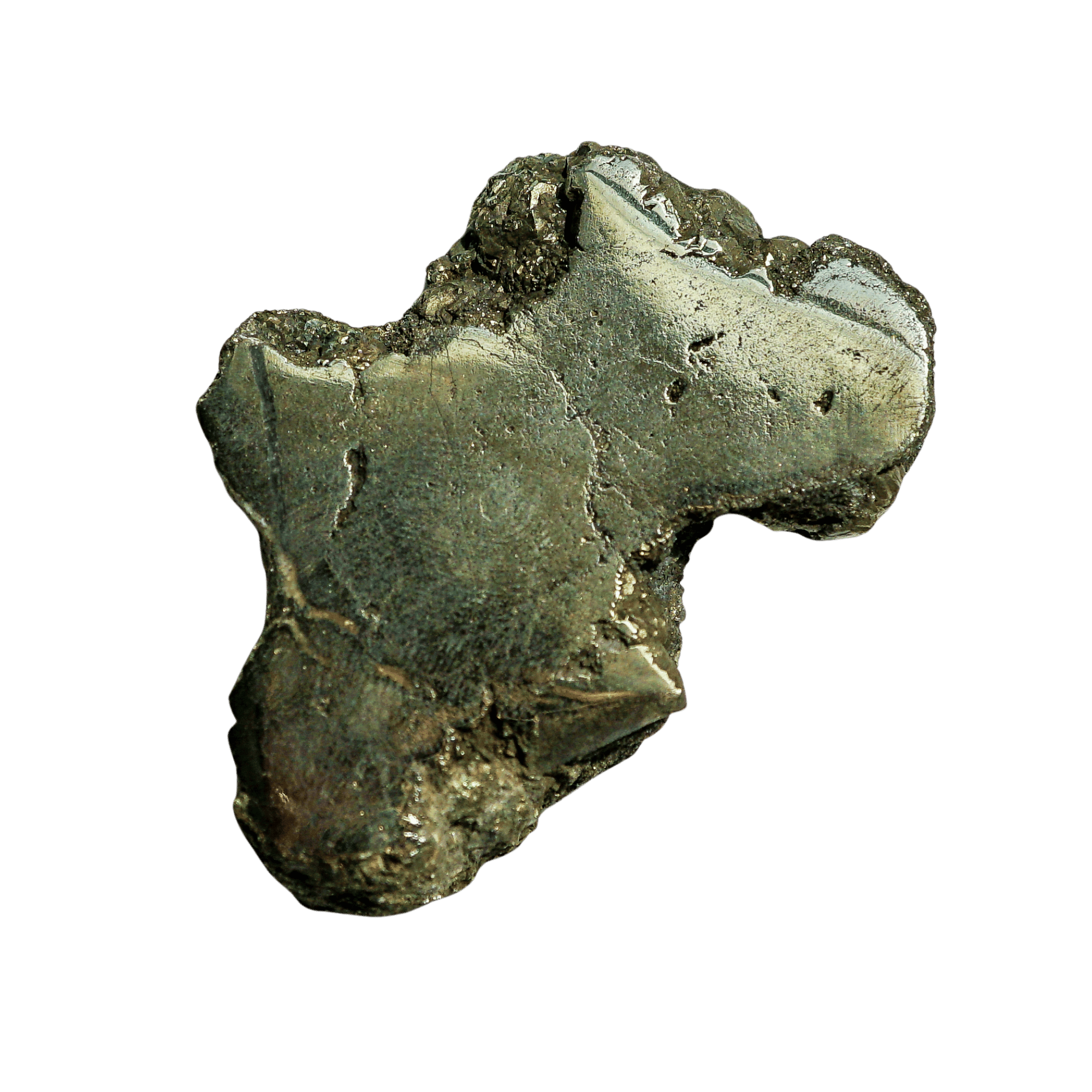 Pyrite with Marcasite Slice – Mega-Manifestation Crystal – Energy Muse