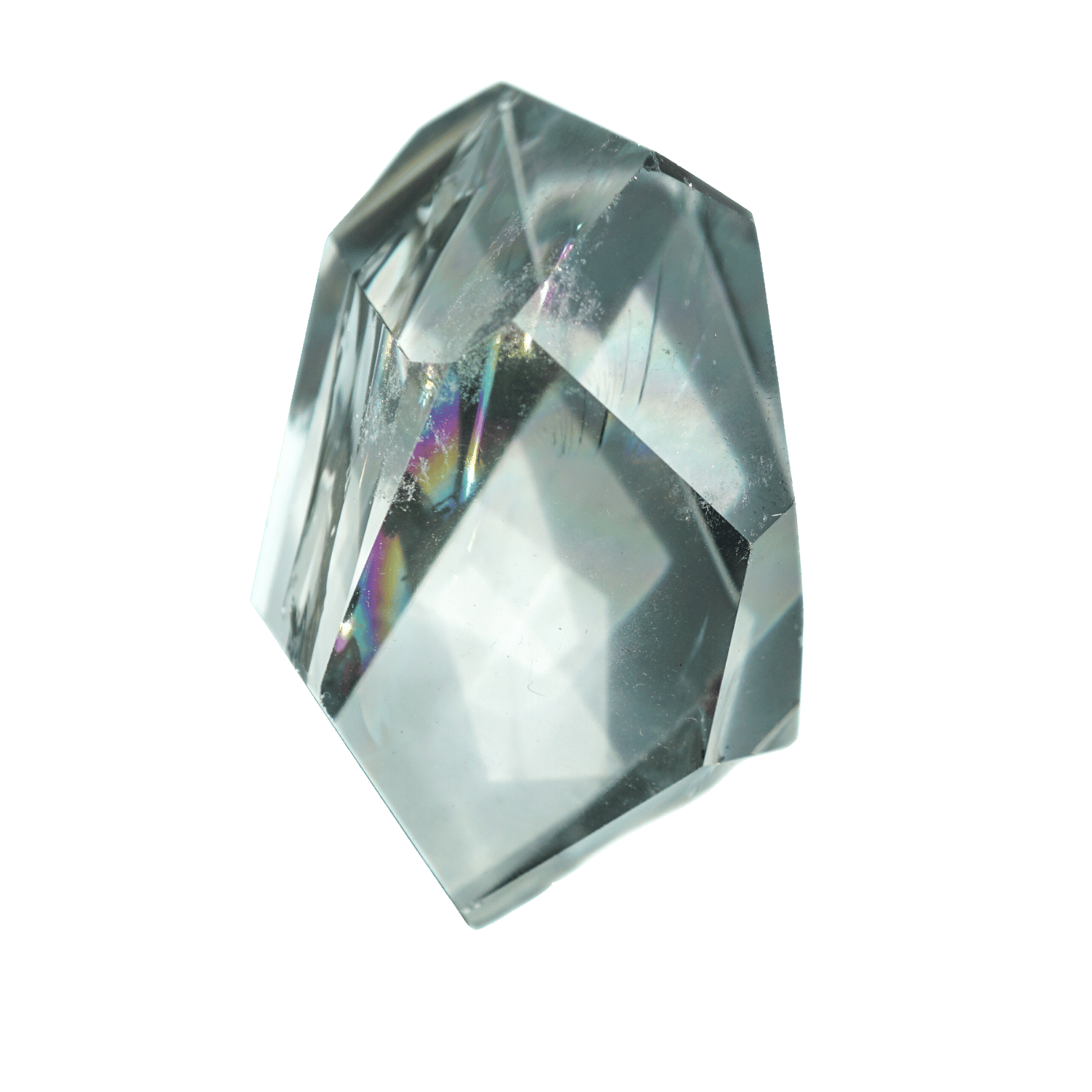 Rainbow Clear Quartz Freeform | High-Vibration Crystal for ...