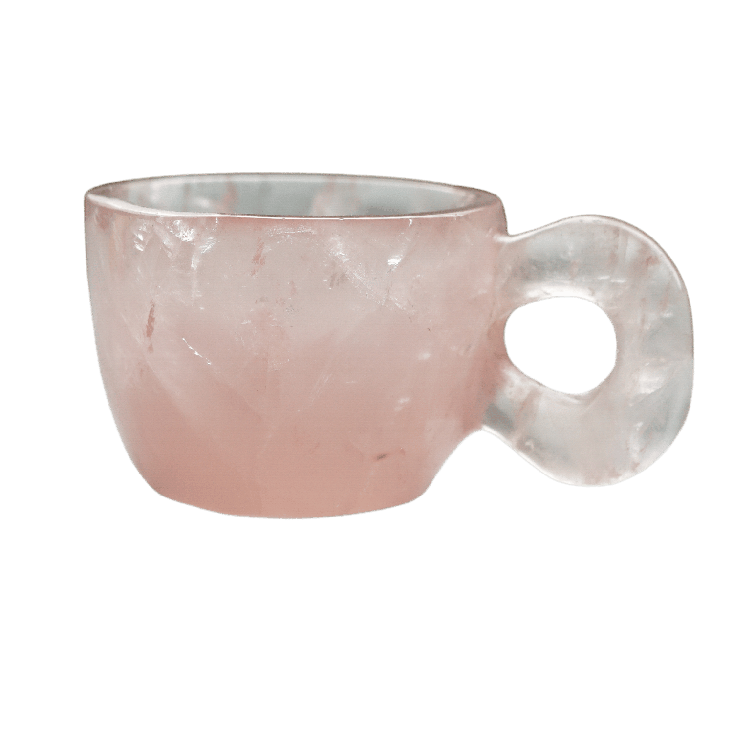 Rose Quartz Teacup | Hand-Carved Crystal Cup for Self-Love & Ritual ...