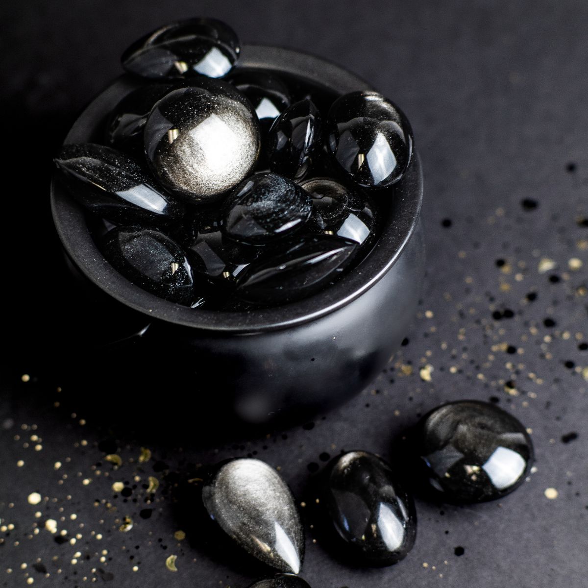 Silver Sheen Obsidian Crystal | Energy Muse Shop Silver Sheen Obsidian ...