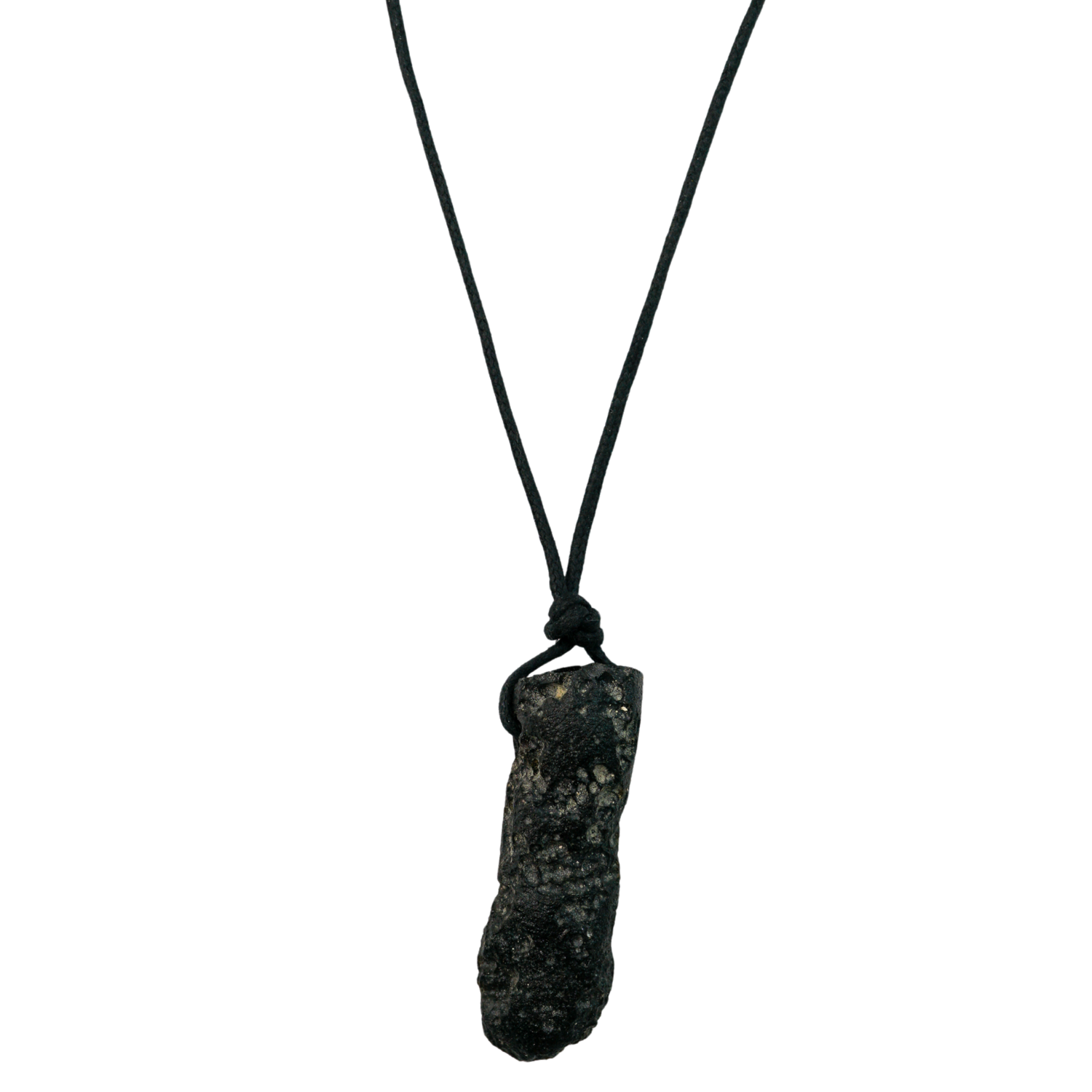 Tektite Pendant Necklace – Cosmic Transformation & Protection on Cotton ...