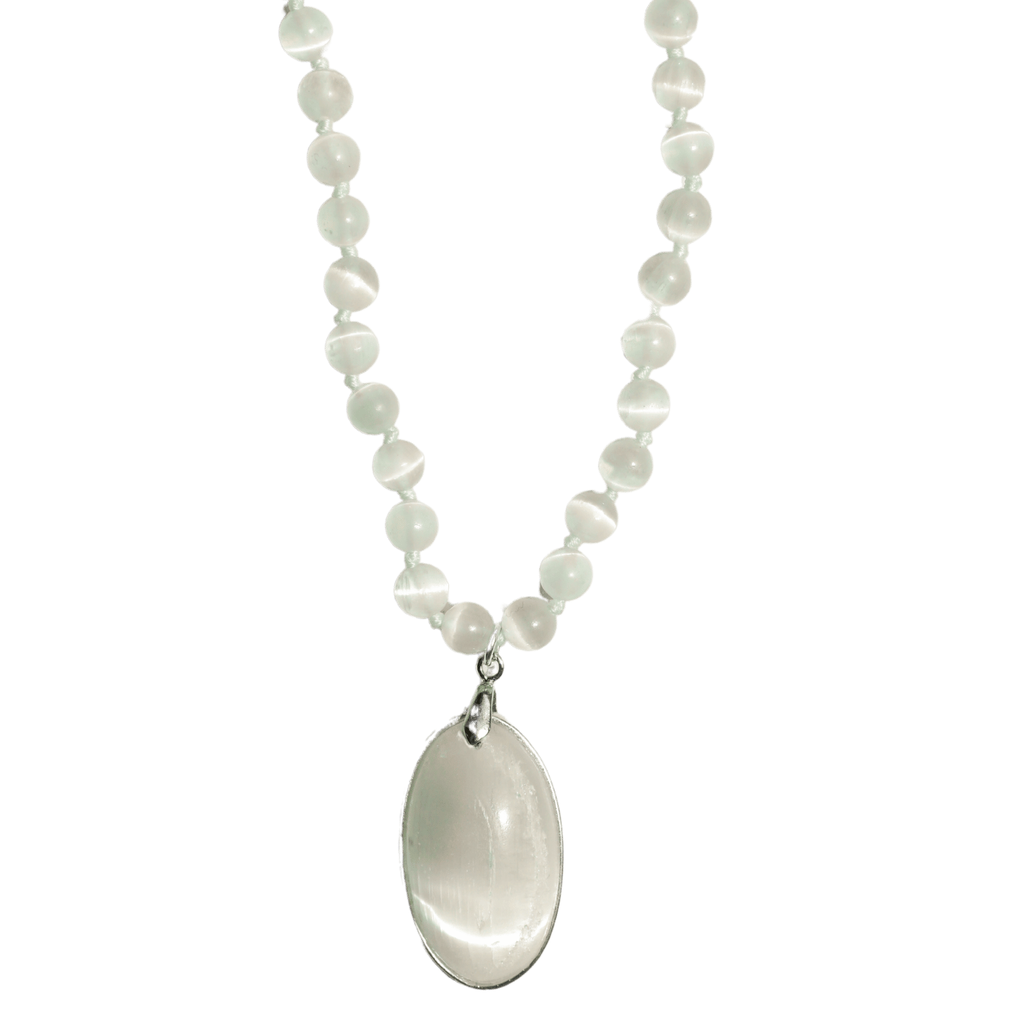 The Portal Selenite Necklace | Pure Light Frequency for Spiritual ...