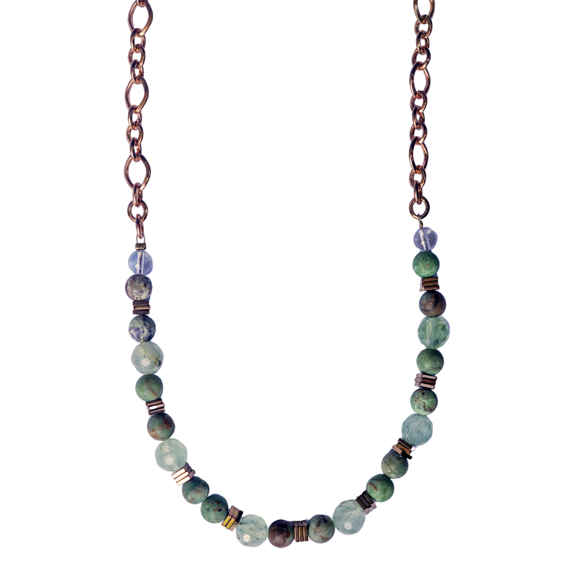 Sage Necklace – Crystal Energy for Stillness and Inner Truth – Energy Muse