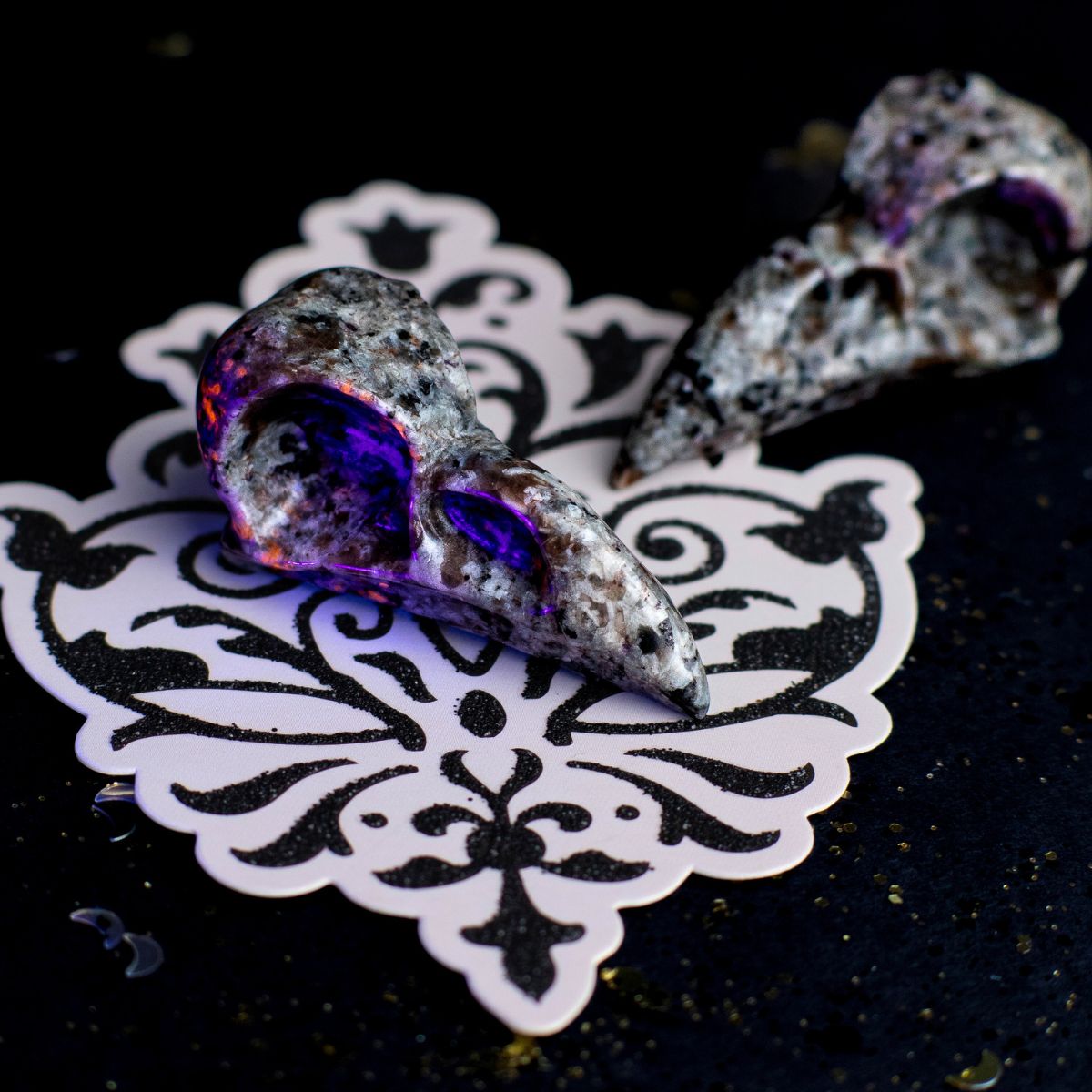 Yooperlite Crow Skull | Shop the Halloween Collection – Energy Muse