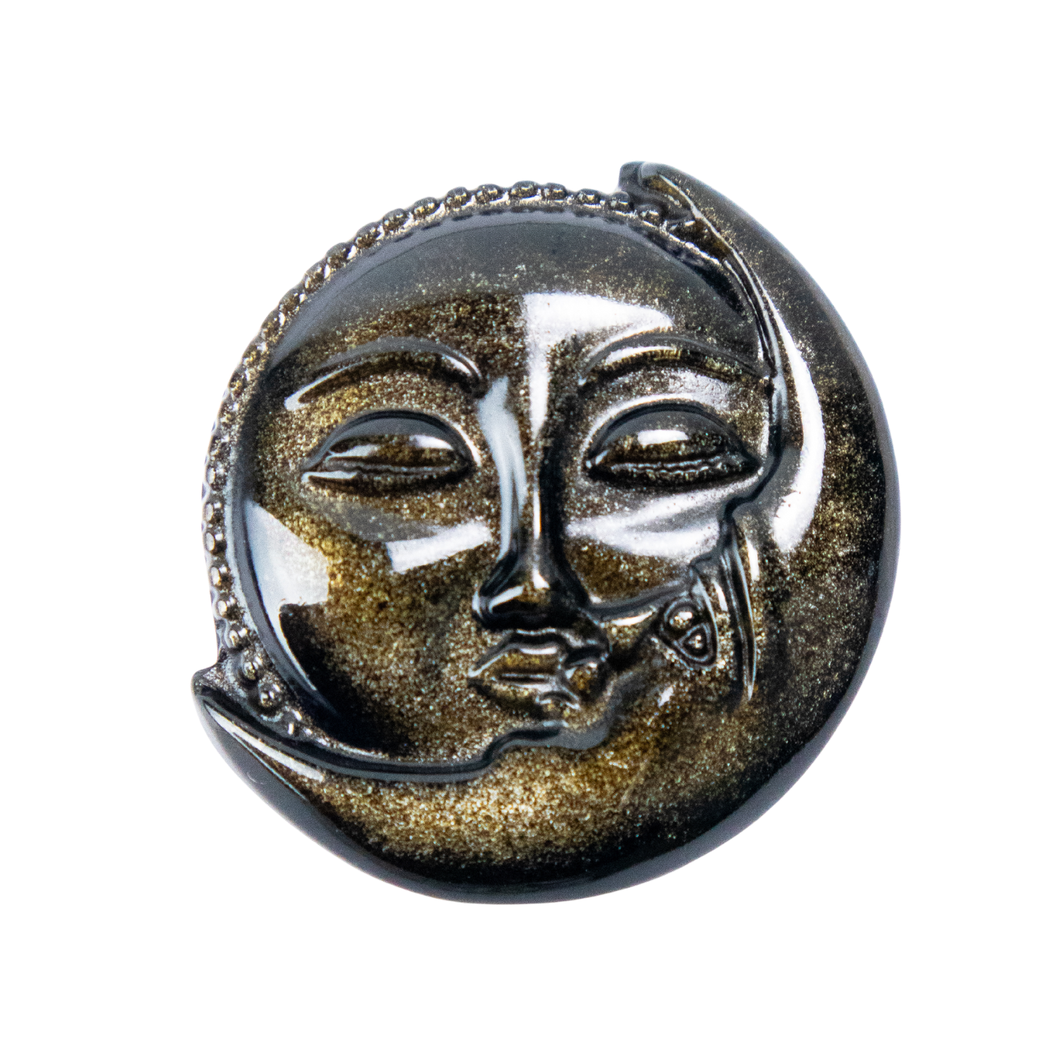 Golden Sheen Obsidian Sun & Moon, Shop Golden Sheen Obsidian at Energy Muse