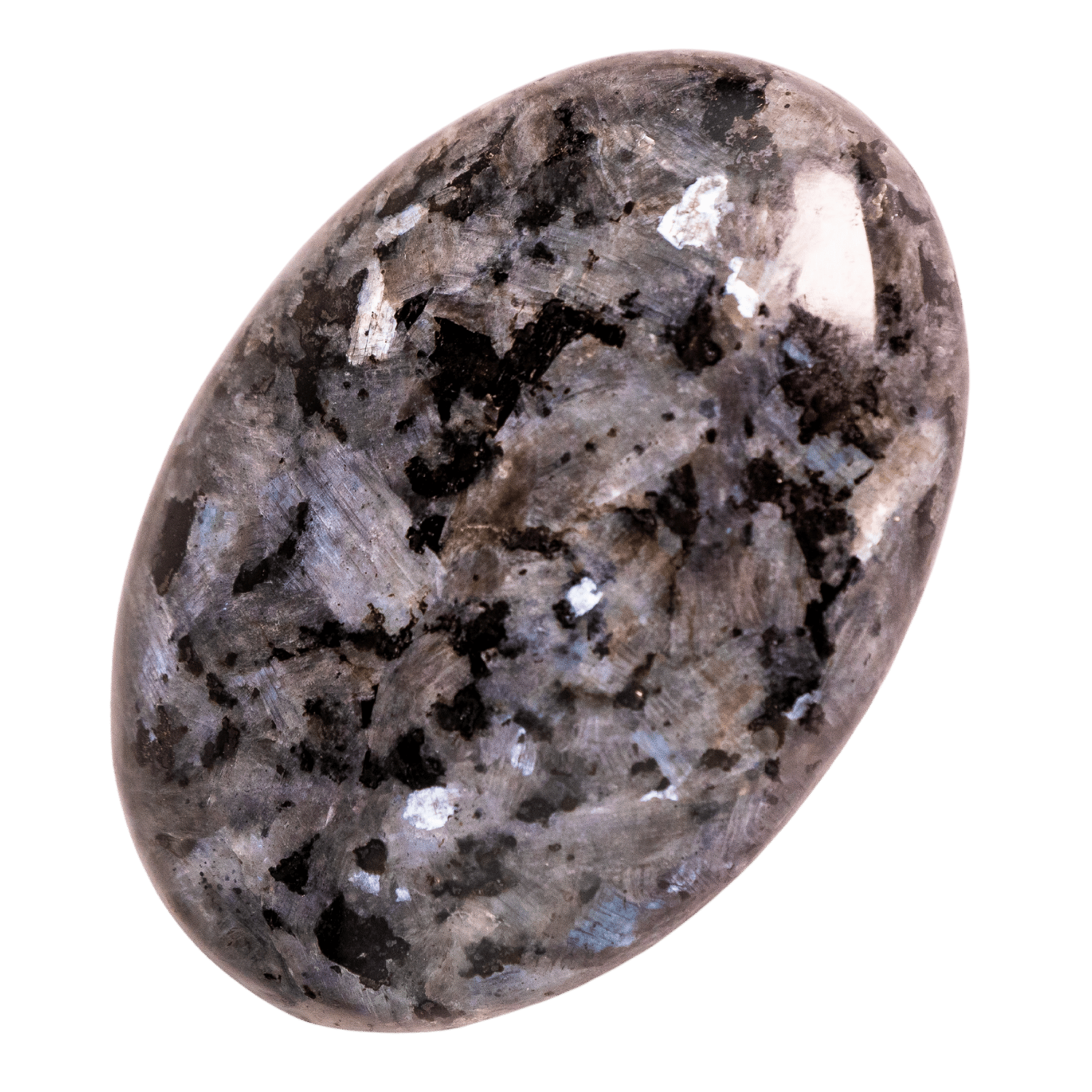 Larvikite Touchstone | Shop Larvikite Palm Stones – Energy Muse