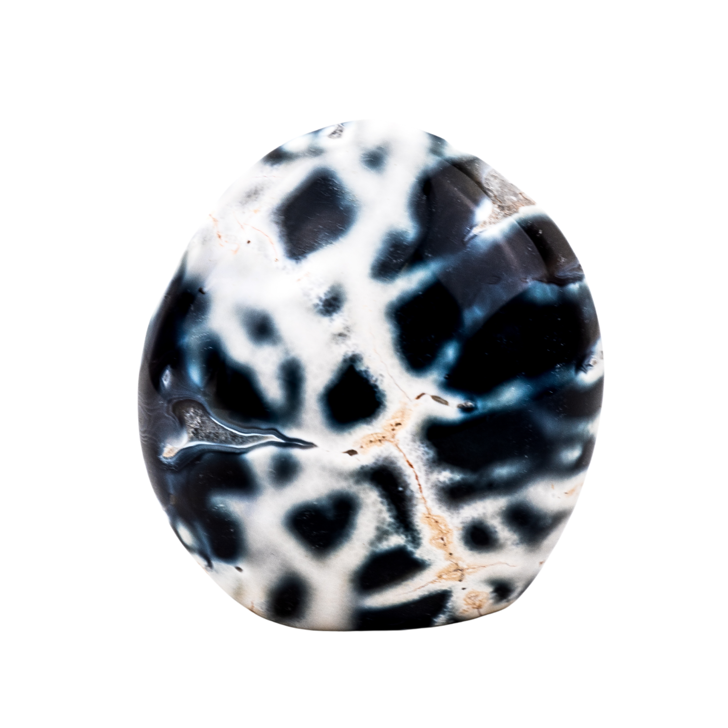 Orca Agate Freeform Crystal | Shop Blue Orca Agate Crystals – Energy Muse
