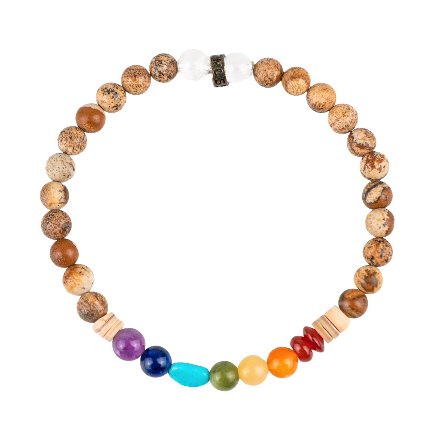 Positive Vibes Bracelet | Rainbow Crystal Bracelet for Good Luck ...