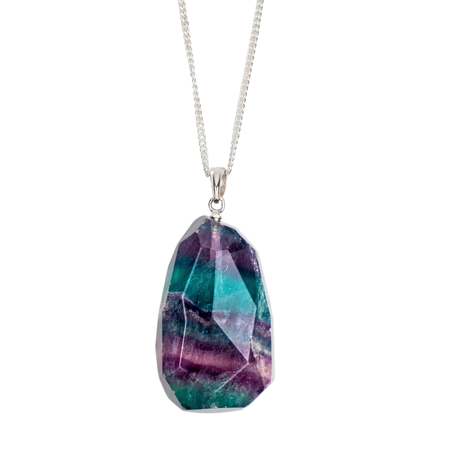 Rainbow Fluorite Necklace – Energy Muse
