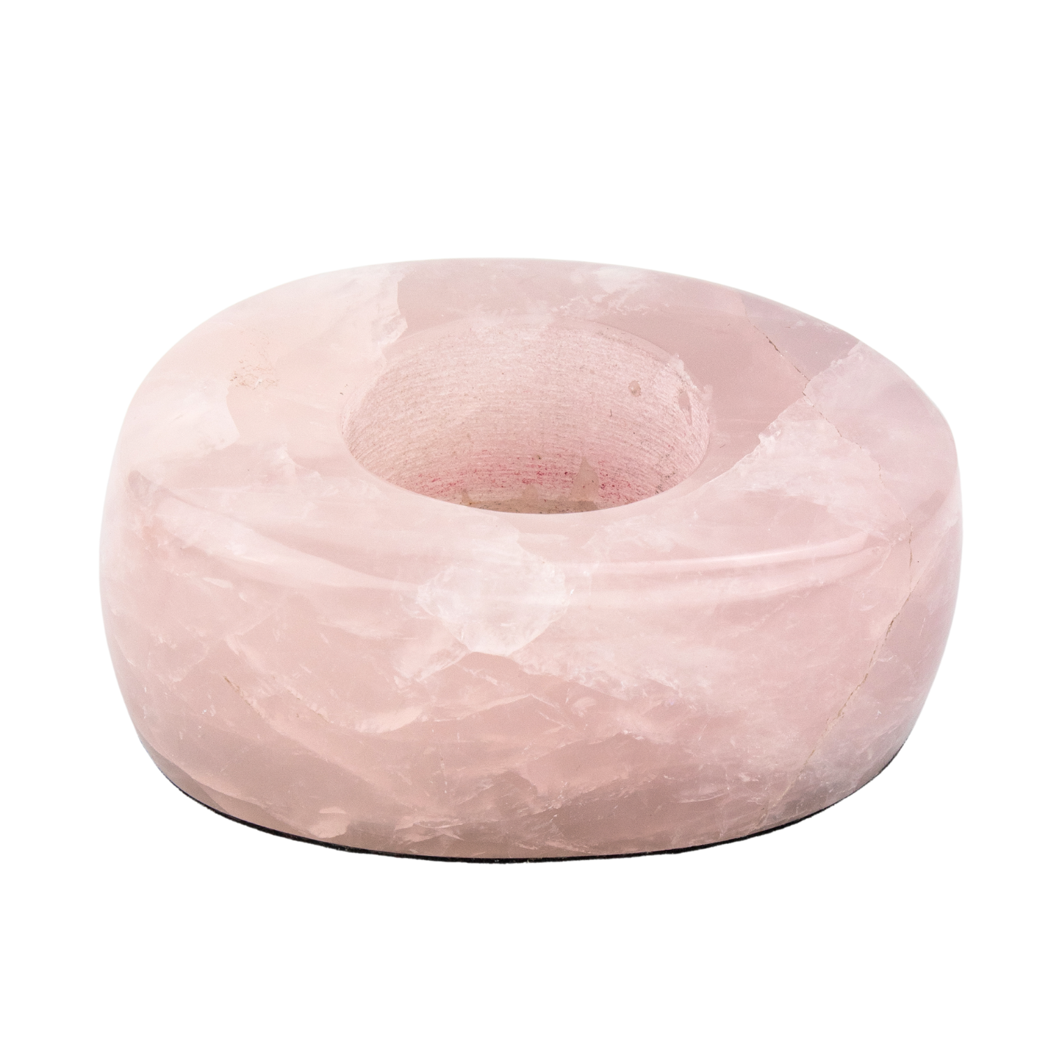Rose Quartz Candle Holder, Shop Rose Quartz Decor at Energy Muse