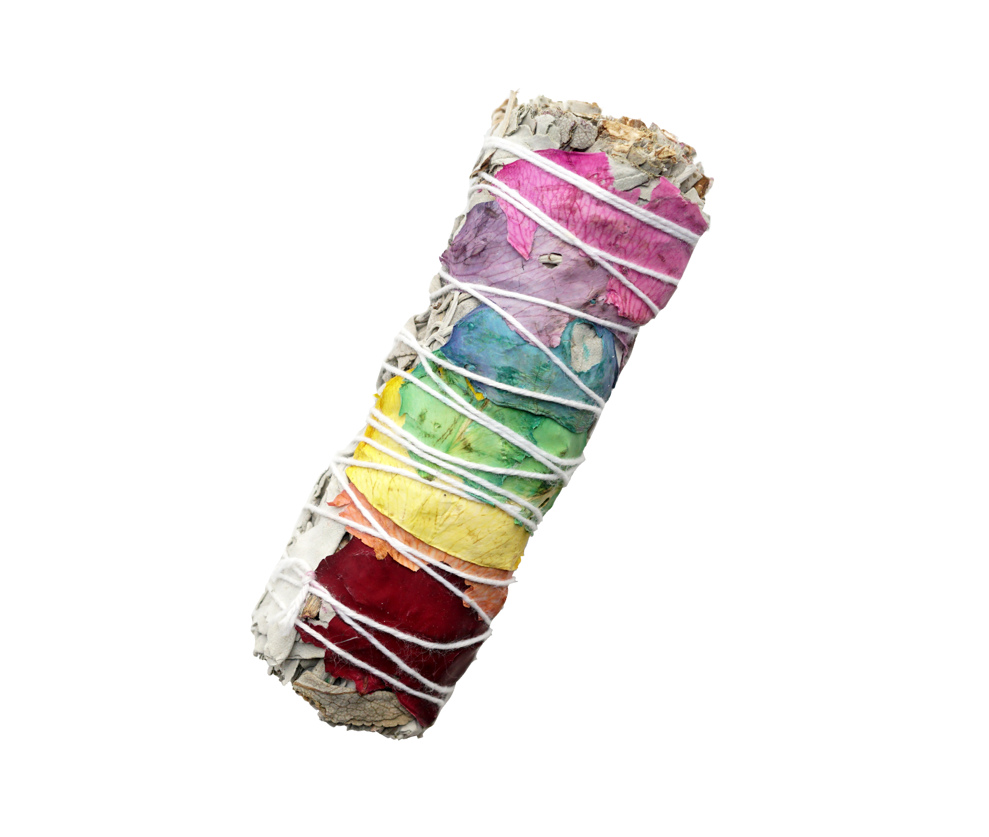 7 Chakra Sage Smudge Stick | Energy Muse's Rainbow Sage Stick