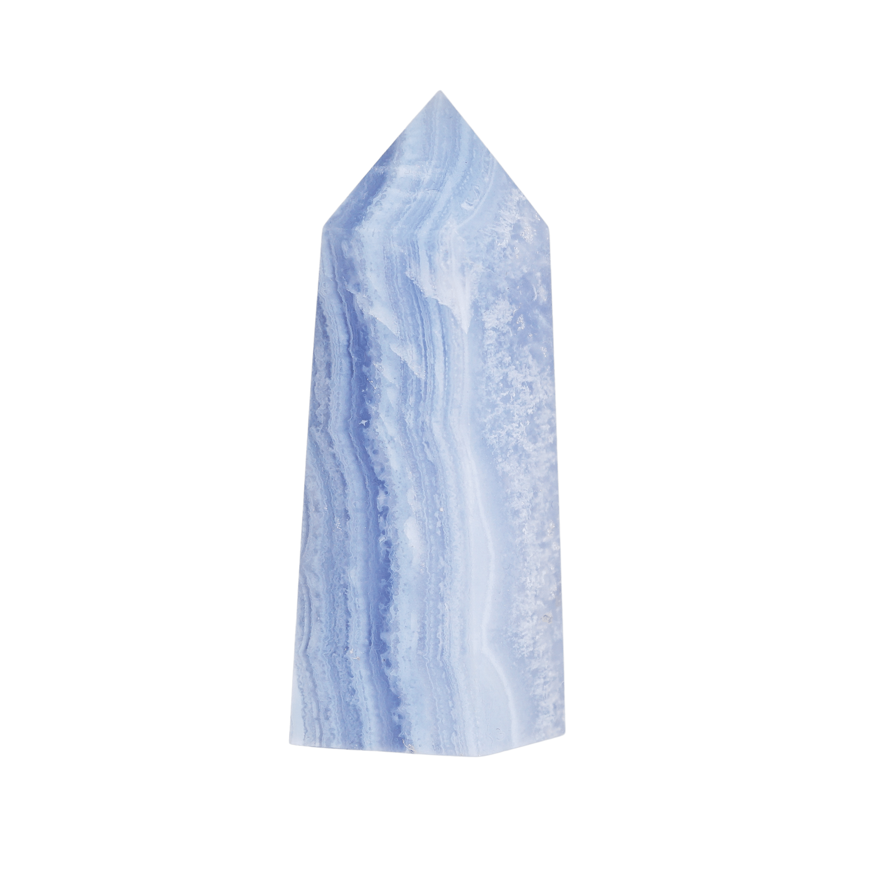 Shop Blue Lace Agate Point for Calm – Energy Muse