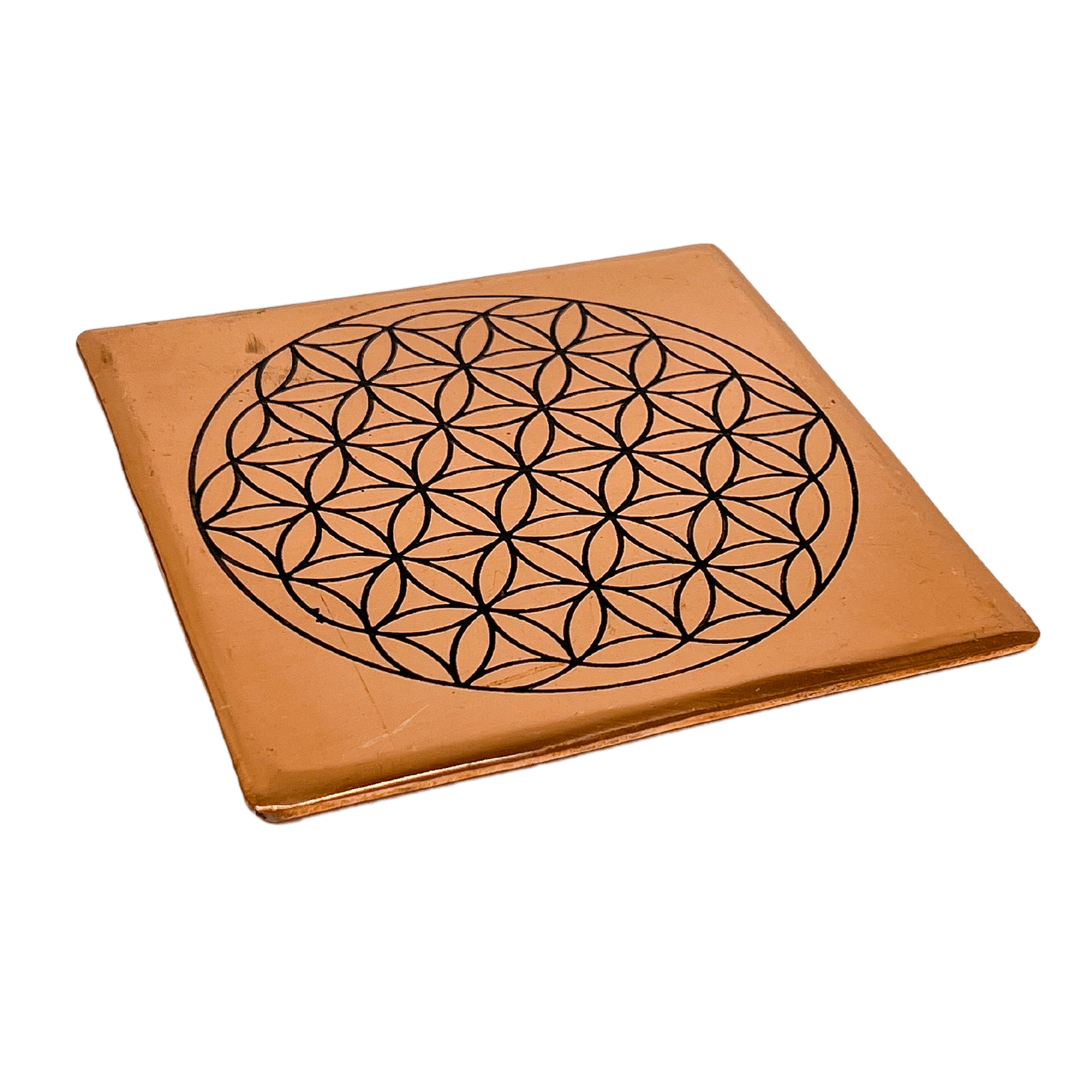 Copper Flower of Life Plate | Shop Copper Tools at Energy Muse