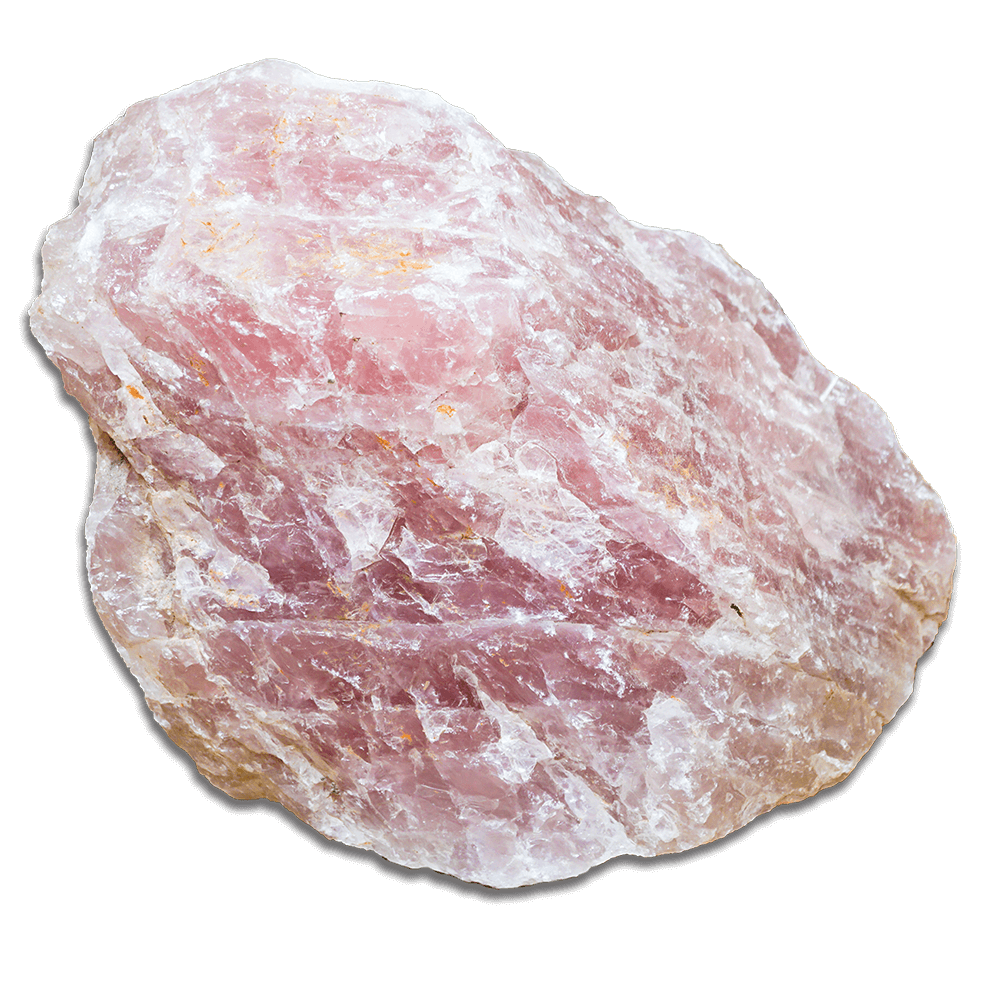 Giant Raw Rose Quartz | AAA Madagascar Rose Quartz – Energy Muse