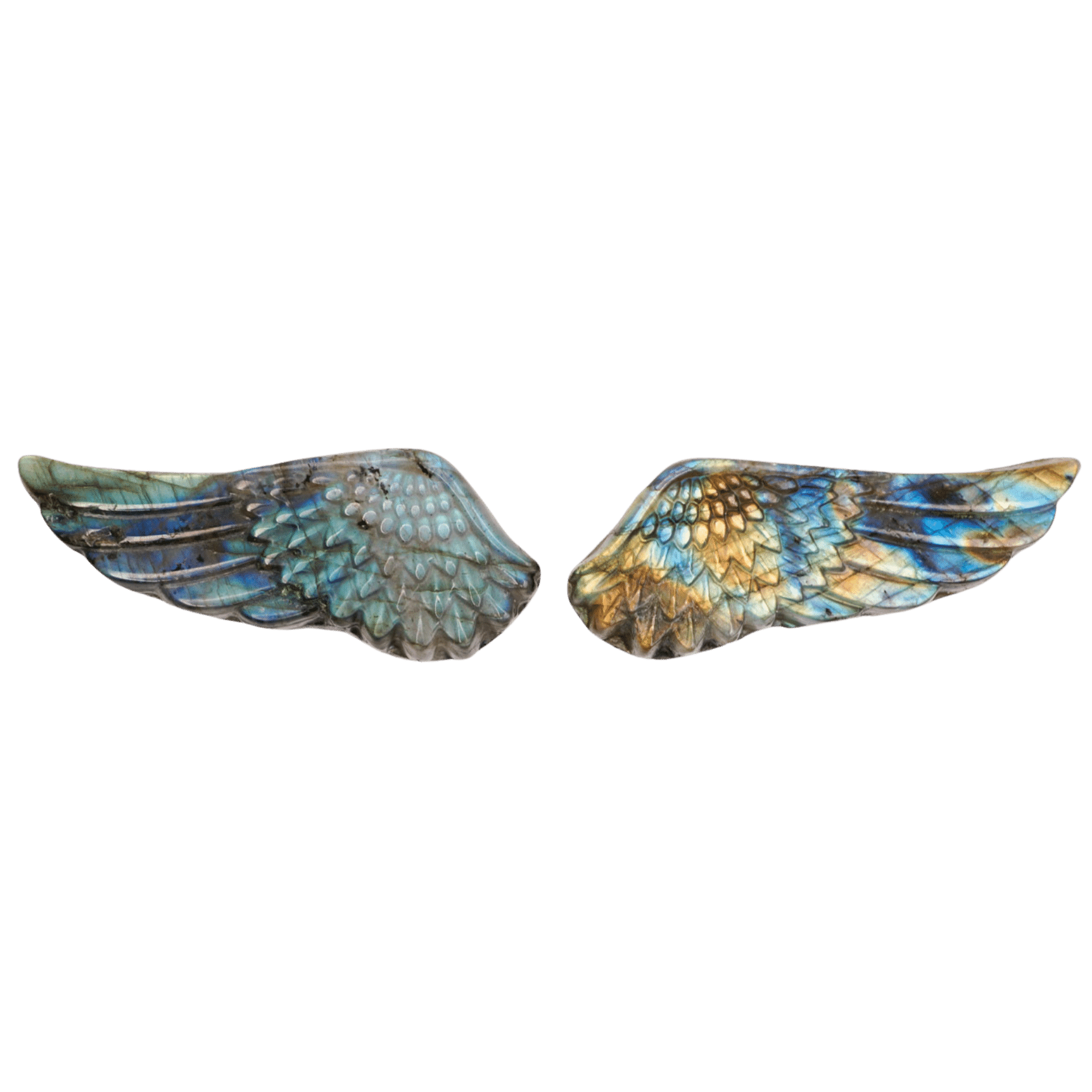 Labradorite Angel Wings Set | Shop genuine Labradorite at Energy Muse
